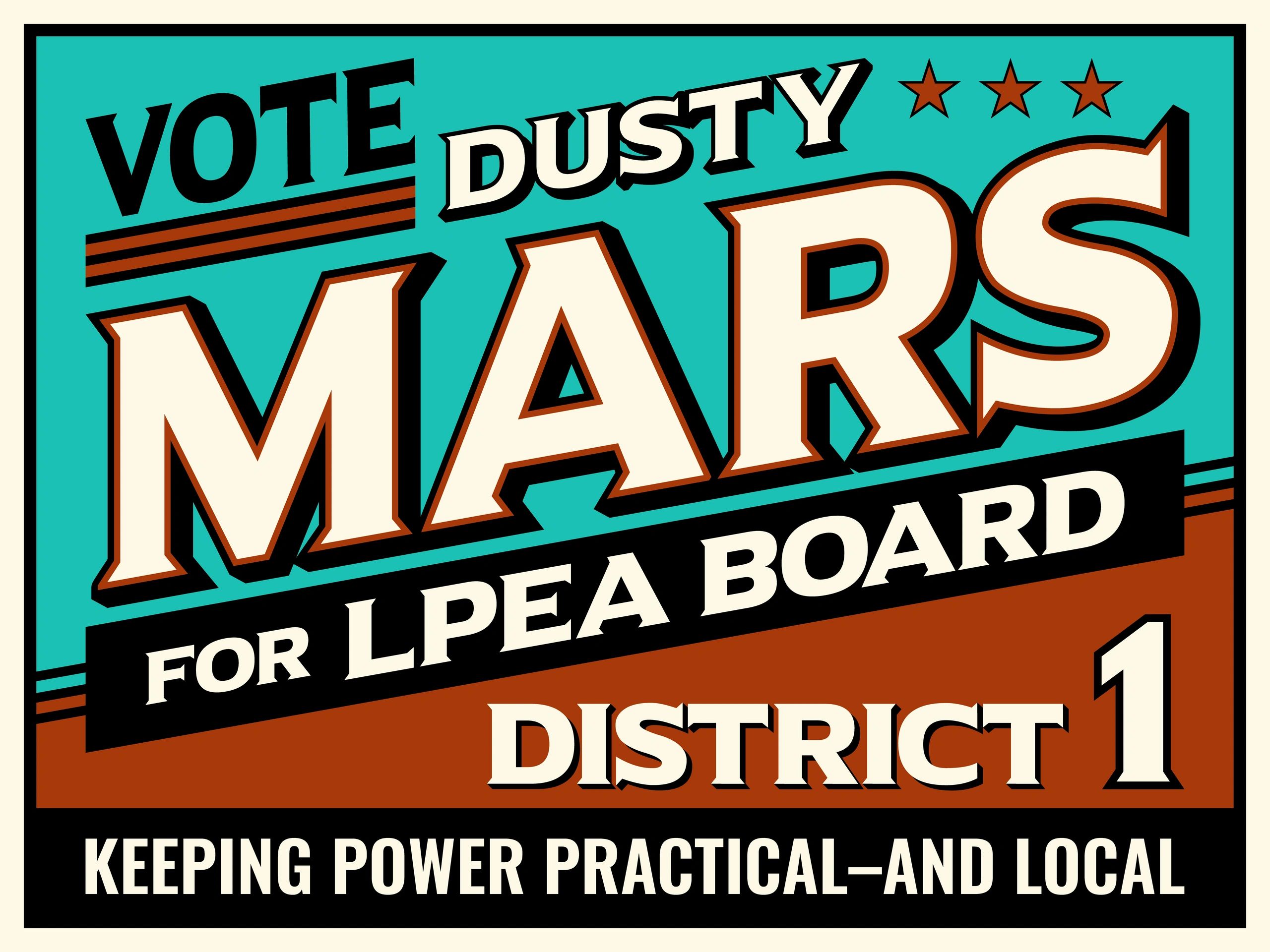 Dusty Mars for LPEA